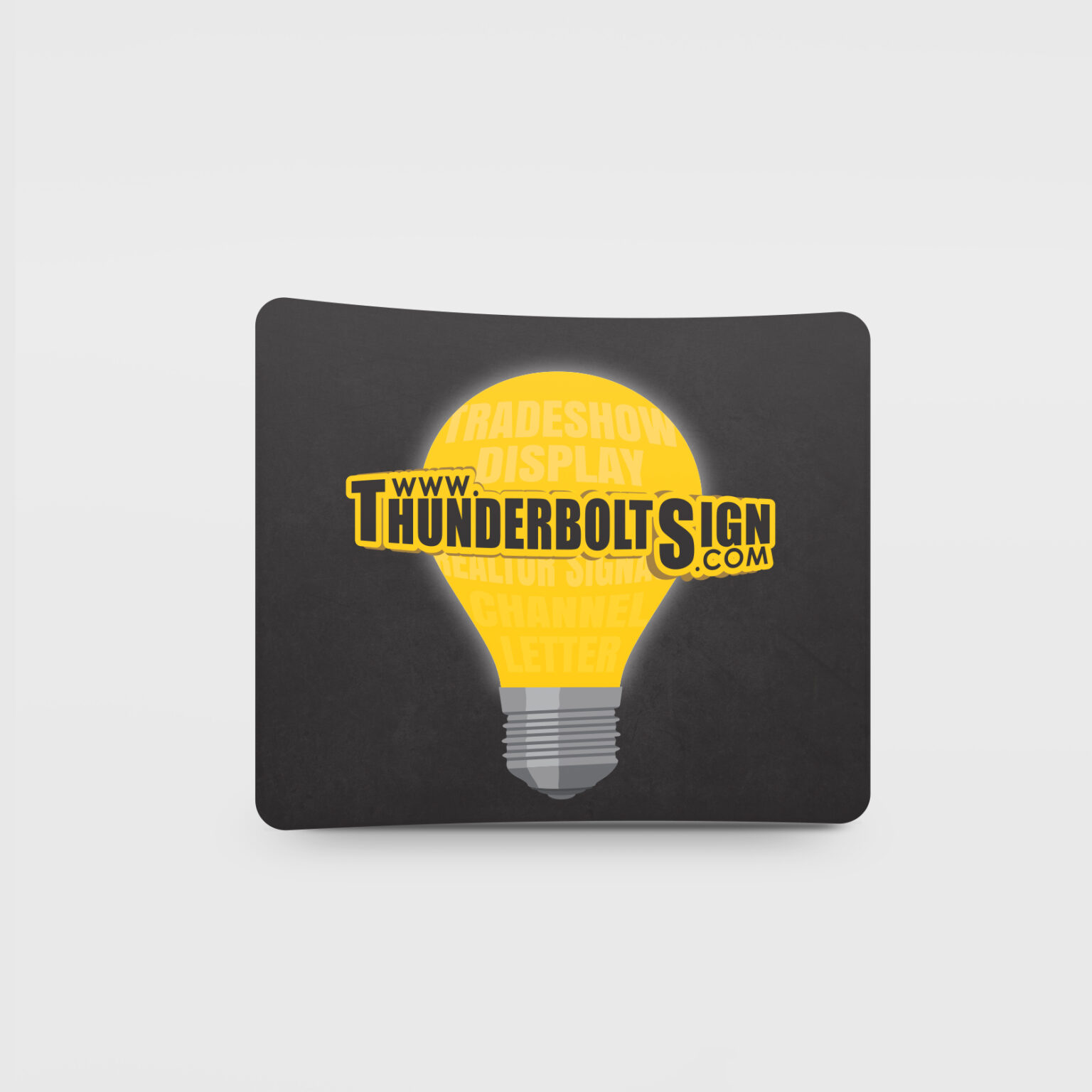 Trade Show Display – Thunderbolt Sign