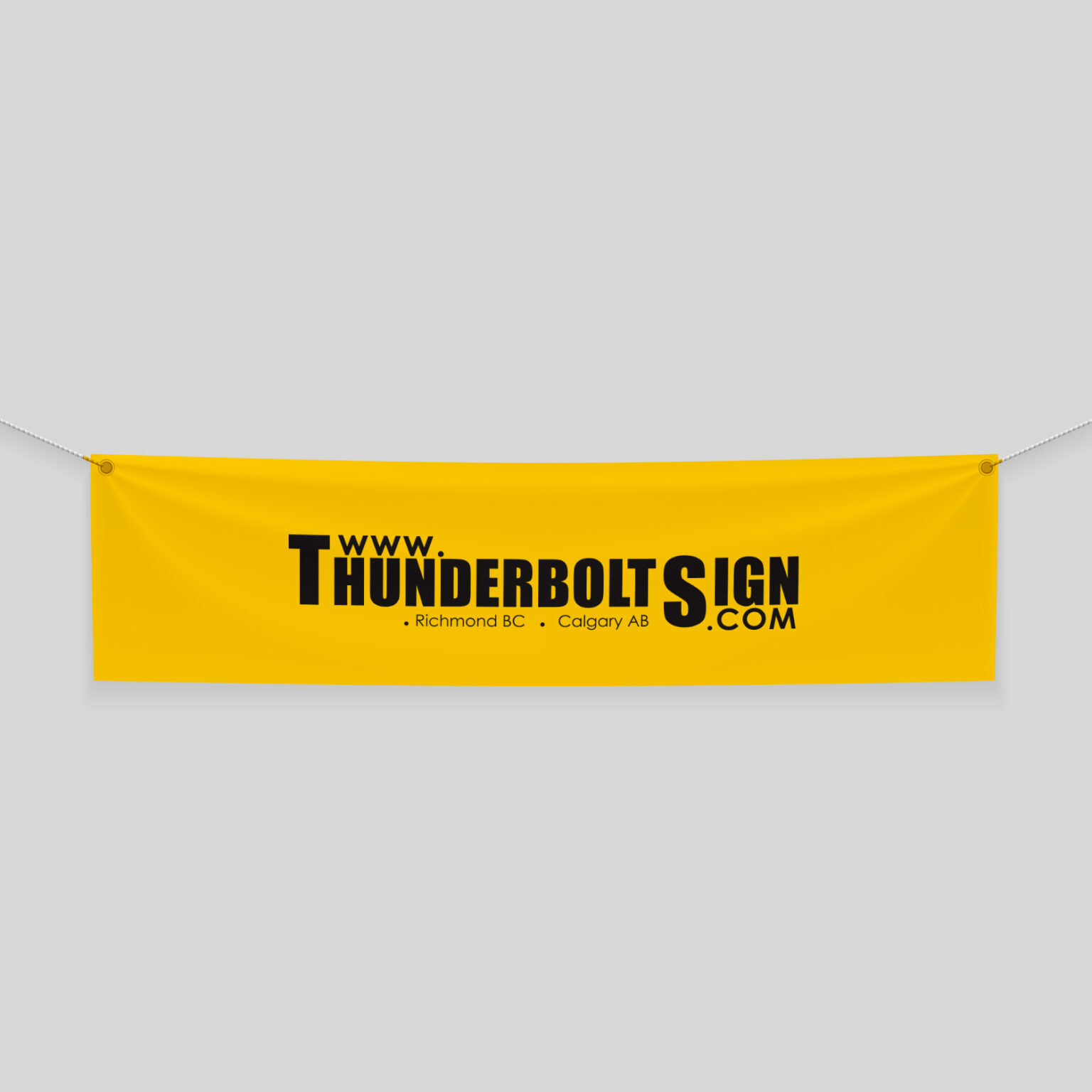 Banner – Thunderbolt Sign