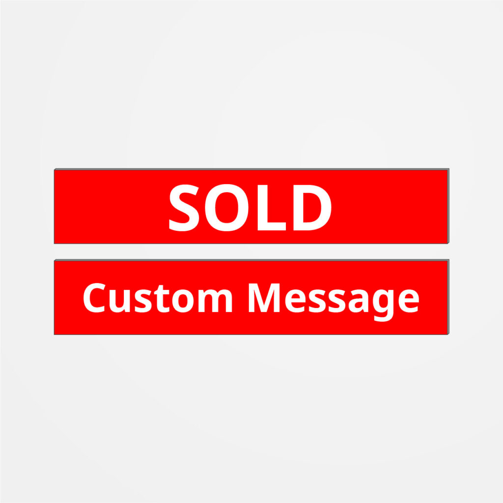 Custom Sign Topper – Thunderbolt Sign