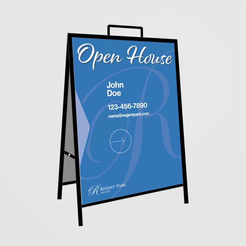 Metal A Frame – Thunderbolt Sign