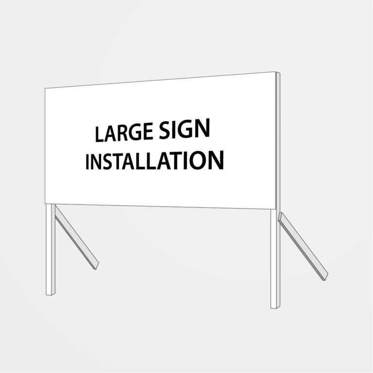 Large Sign Installation – Thunderbolt Sign